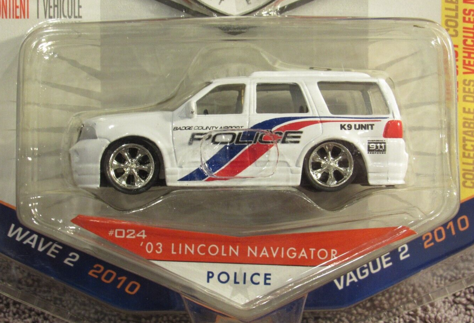 2003 Lincoln Navigator Police Diecast Car Badge City Heat JADA Toys ...