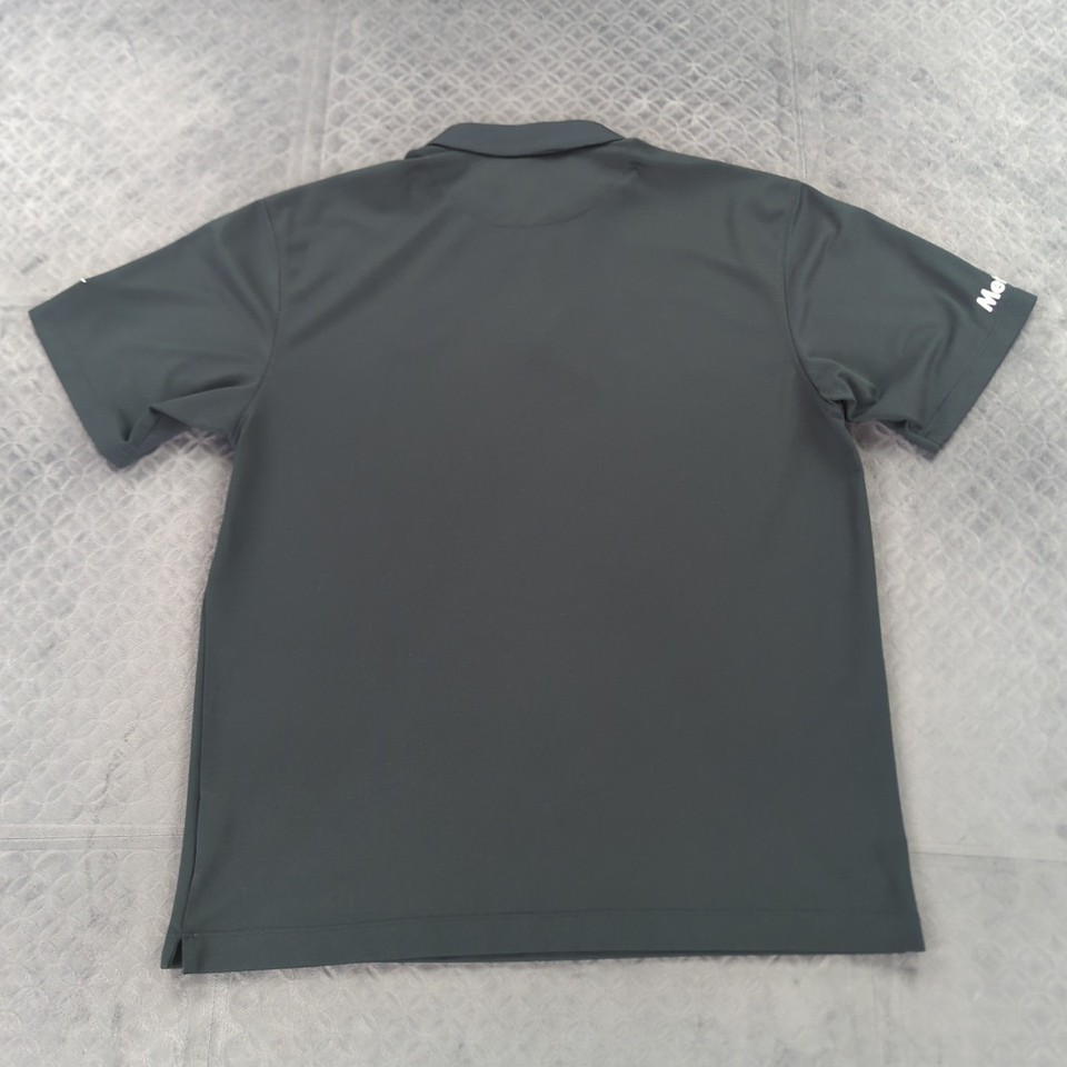 Snoopy Nike Golf Polo Shirt MetLife Insurance Black Short Sleeve Men ...