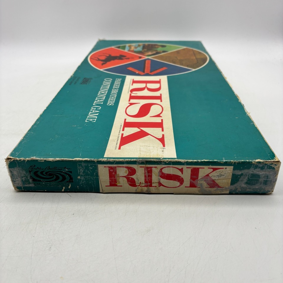 VINTAGE Risk COMPLETE Parker Brothers 1968 Classic Board Game Plastic ...