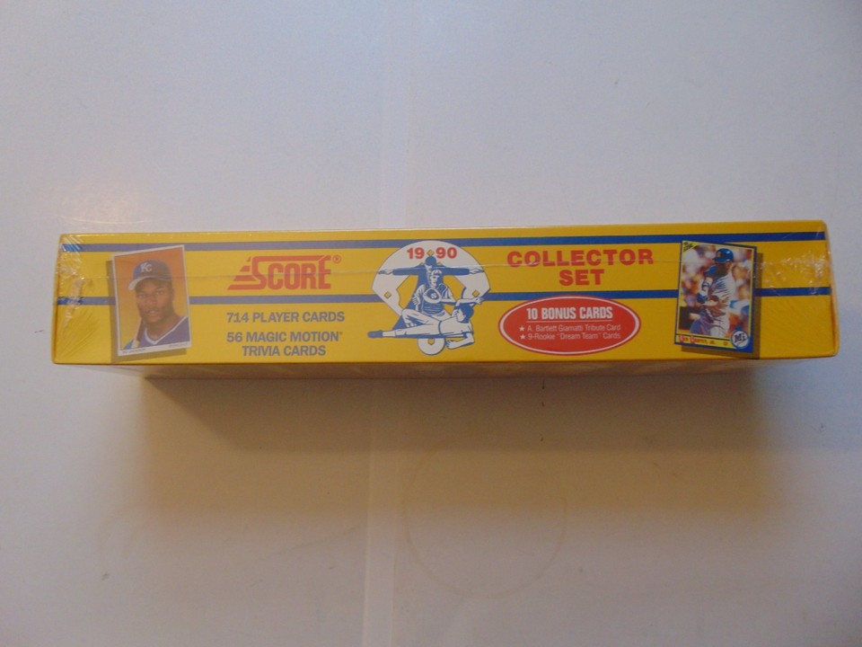 1990 SCORE Baseball Card Complete Set: 704 Cards, NEW, Factory Sealed ...
