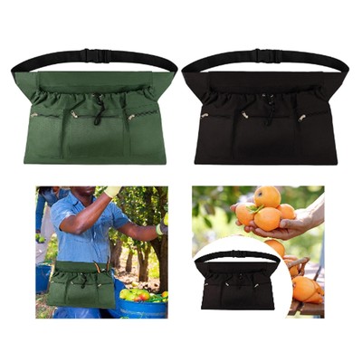 Garden Apron Harvest Picking Apron for Women Men Harvesting Pouch with ...