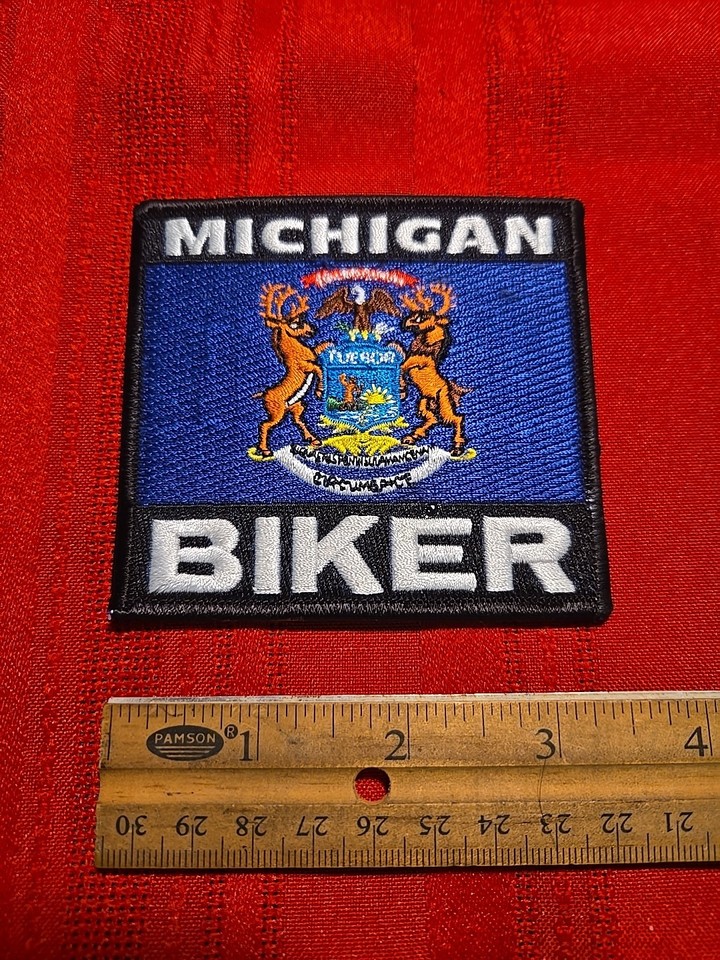 Michigan Biker Motorcycle Patch | eBay