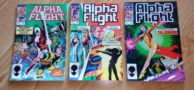 Alpha Flight #17+18+19 1984🍁THREE ISSUES🍁John Byrne 1st Talisman Marvel ...