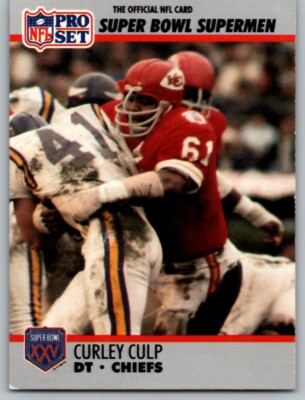 1990 PRO SET SUPER BOWL 160 CURLEY CULP KANSAS CITY CHIEFS #82 | eBay