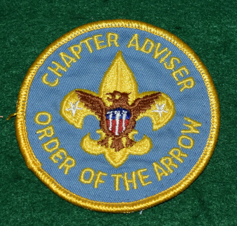 VINTAGE BOY SCOUT - ORDER OF THE ARROW CHATER ADVISER PATCH | eBay