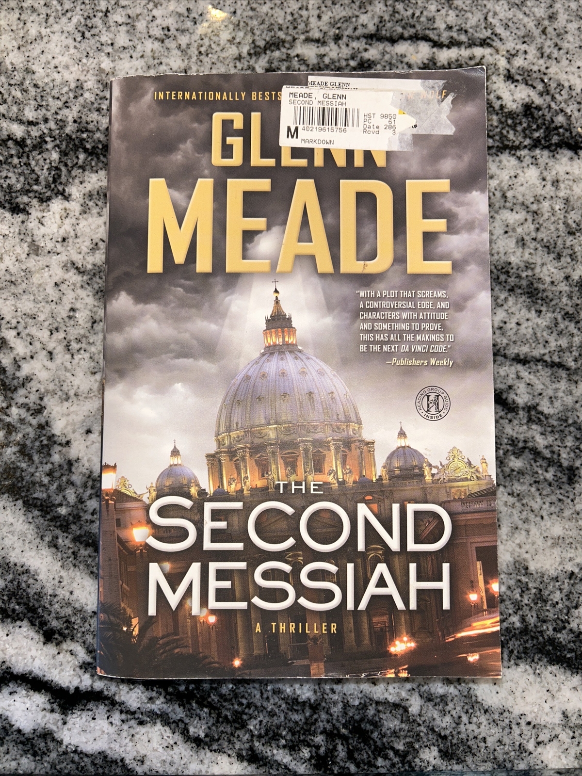 The Second Messiah : A Thriller by Glenn Meade (2012, Trade Paperback ...