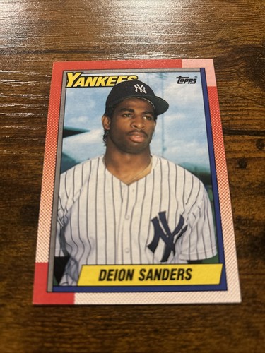 1990 Topps - #61 Deion Sanders Baseball Card 8QQQ | eBay