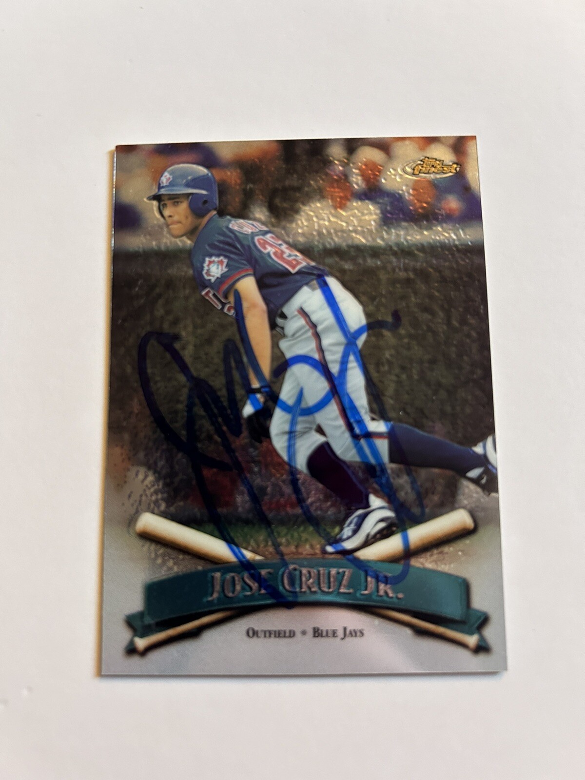 Jose Cruz Jr Signed 1998 Topps Finest Toronto Blue jays Card # 65 | eBay