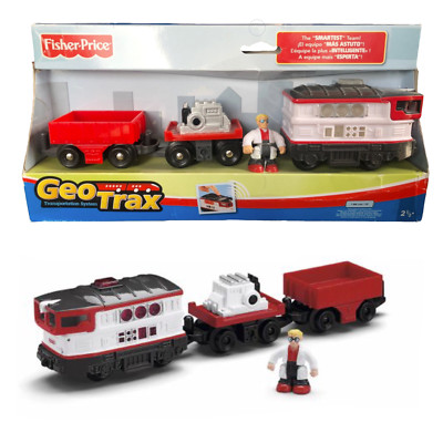 Fisher Price GeoTrax Transportation System The Smartest Team Train Play ...