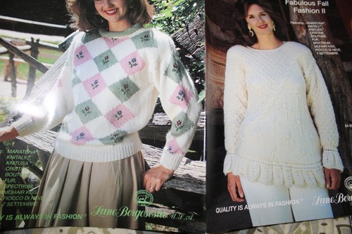 Lane Borgosesia Knitting Pattern Book 144 Baruffa Fabulous Fall Fashion ...