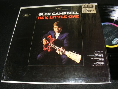 GLEN CAMPBELL Hey Little One STEREO LP IN shrinkwrap 1968 Resonator ...