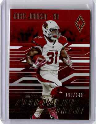 2016 Panini Phoenix Chris Johnson Football Card 195/349 Arizona ...