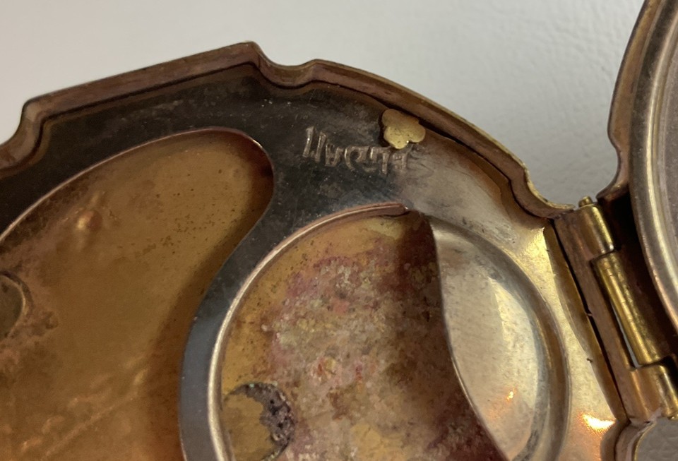 Vintage 1910's Sterling Silver Chatelaine Ladies Compact | eBay