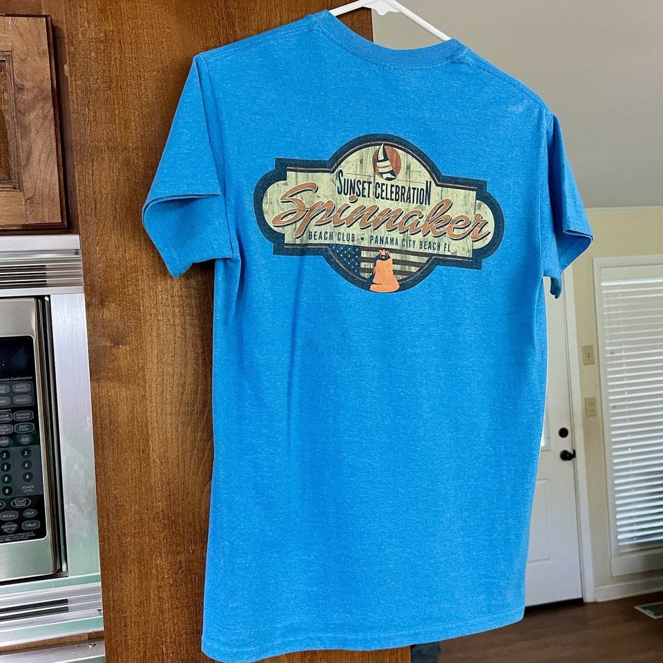SPINNAKER BEACH CLUB (Panama City Beach, FL) T Shirt, Adult Small, EUC ...