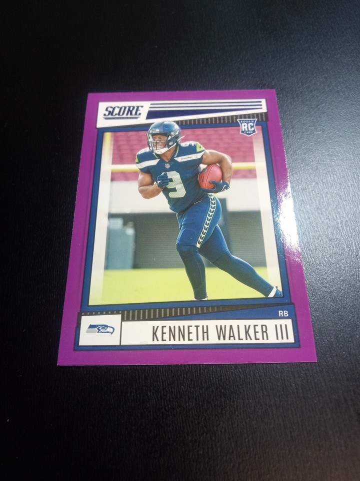 2022 Score - Rookies Kenneth Walker III #329 Purple (RC) | eBay UK