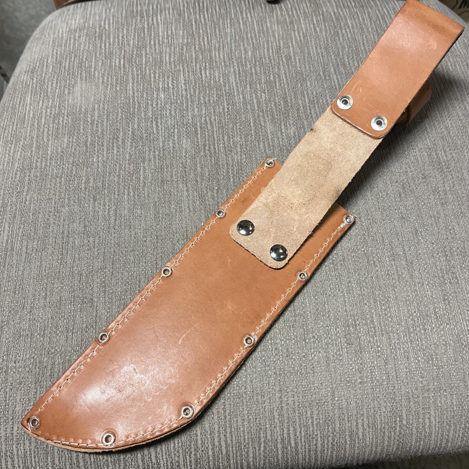 Custom Handnade, BR Rinaldi Bowie, Spring Steel, Leather Spacers ...