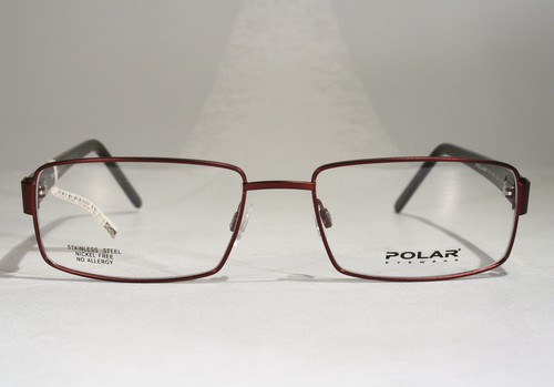 New POLAR Unisex Matte Satin Dark Red Italian Eyeglass Frames Glasses ...