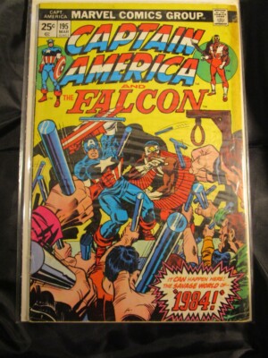"Captain America and the Falcon" 195, March 1976; Marvel Comics- | eBay