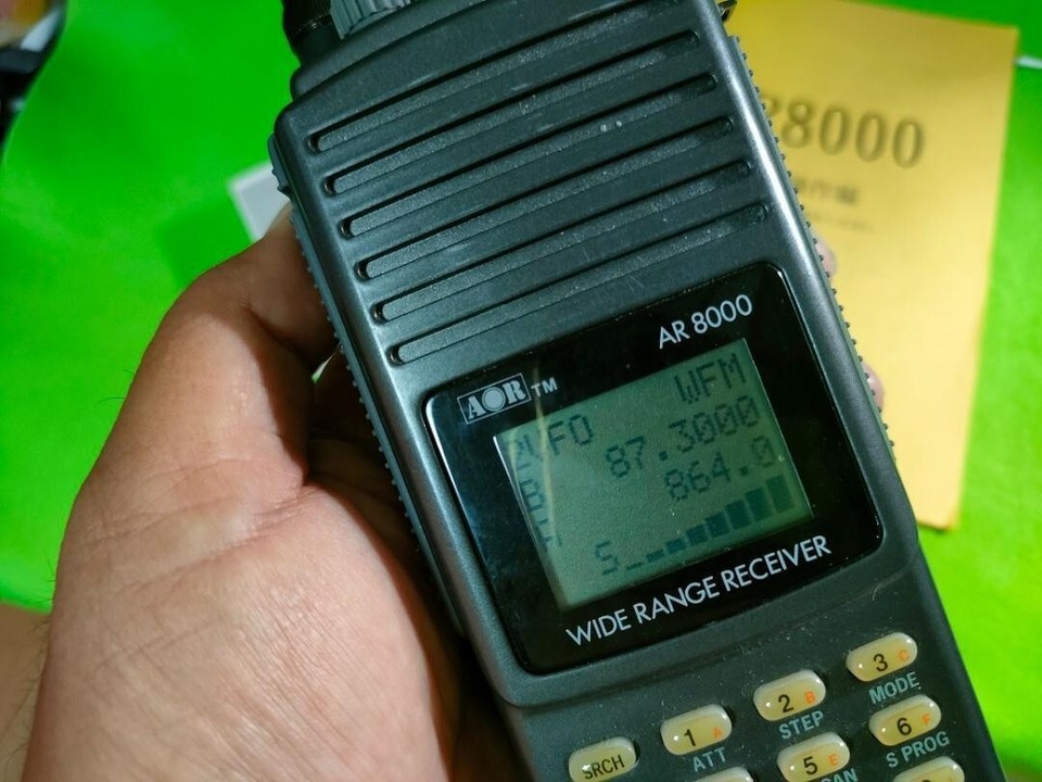AOR AR8000 Wide Range Receiver Amateur Ham Radio Tested w/Manual Used ...