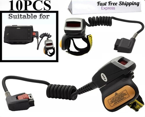 10× RS4000 Finger Ring Scanner 1D Laser Corded Reader Zebra WT6000 ...