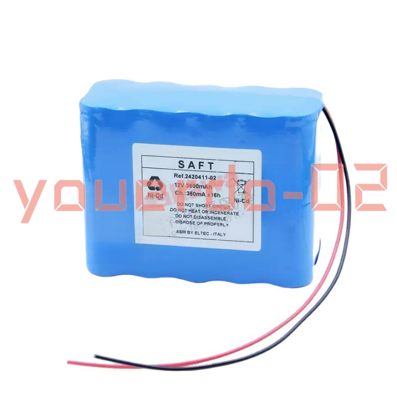 1 PC New SAFT 2420411-02 12V 3600mAh Rechargeable Battery Pack for ...