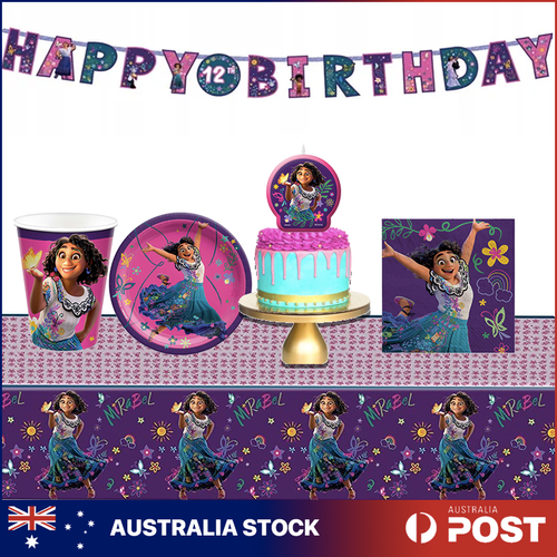 Encanto Party Supplies Tableware Birthday Banner Cup Plate Napkin Table ...