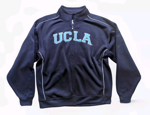 UCLA Full Zip Campus Drive Embroidered Track Athletic Jacket Men's ...
