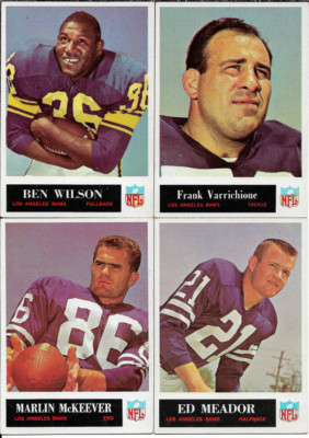 1965 Philadelphia Los Angeles Rams 4 Card Lot with Ben Wilson VG-EX | eBay