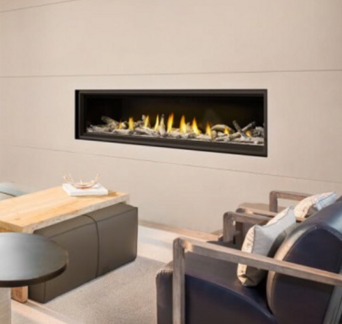 Napoleon 74" Vector Single Sided Direct Vent Linear Fireplace, NG ...