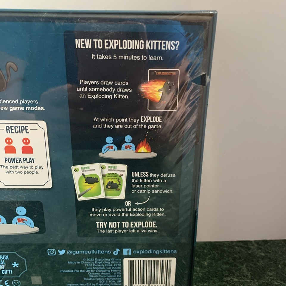 Exploding Kittens Deluxe Recipes for Disaster + Party Pack Deluxe ...