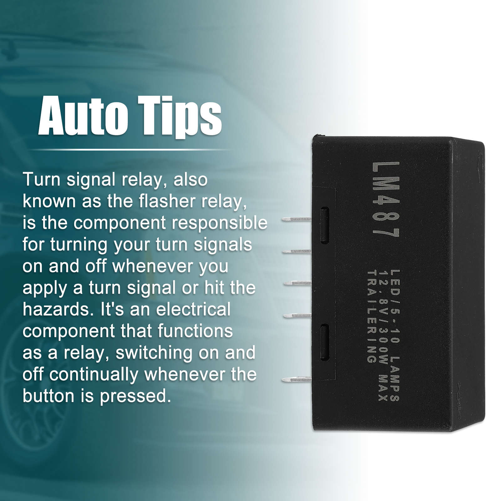 LM487 10 Broches Led Clignotant Relais Remplacer 10383321 15764135 | eBay