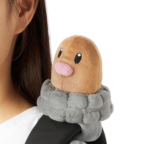 Pokemon Center Original Shoulder Plush Toy Diglett Doll Stuffed Mascot ...