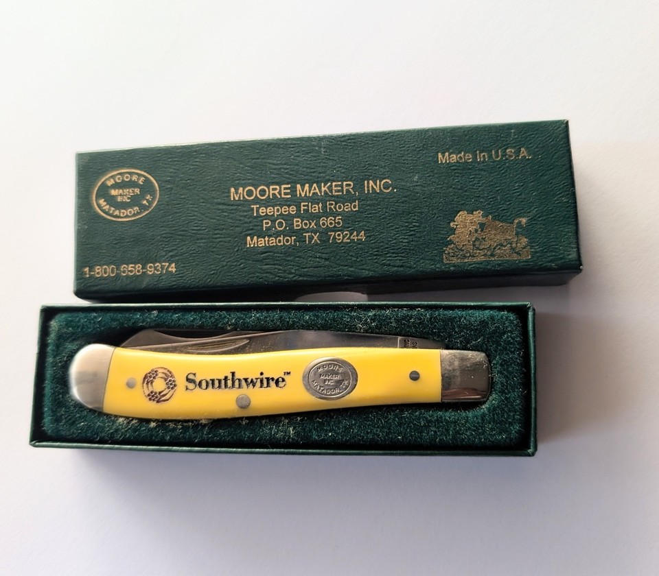 Vintage Pocket Folding Knife Moore Maker Inc. #3201 | eBay