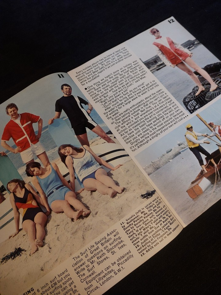 Vintage RAVE Magazine JUNE 1966 Mary Quant Ad David McCallum Scott ...