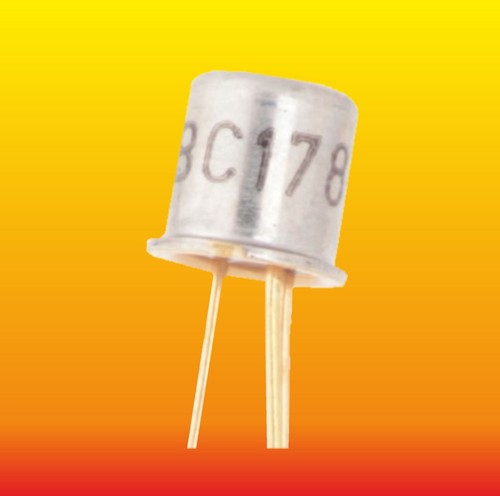 BC178 LOT OF 2 SIEMENS SILICON PNP TRANSISTORS GOLD 0.3 W 0.2 A ...