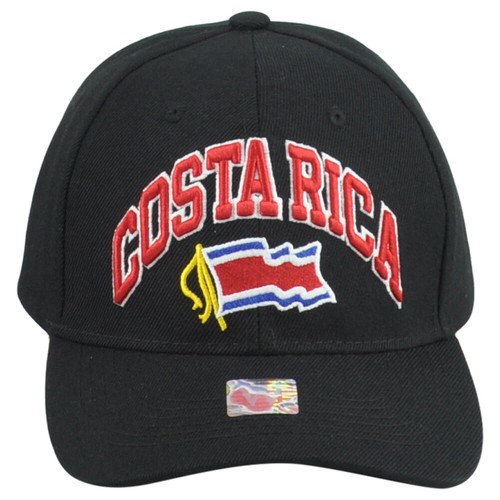 Costa Rica Pays Central Amérique Noir Incurvé Bill Réglable Adultes ...