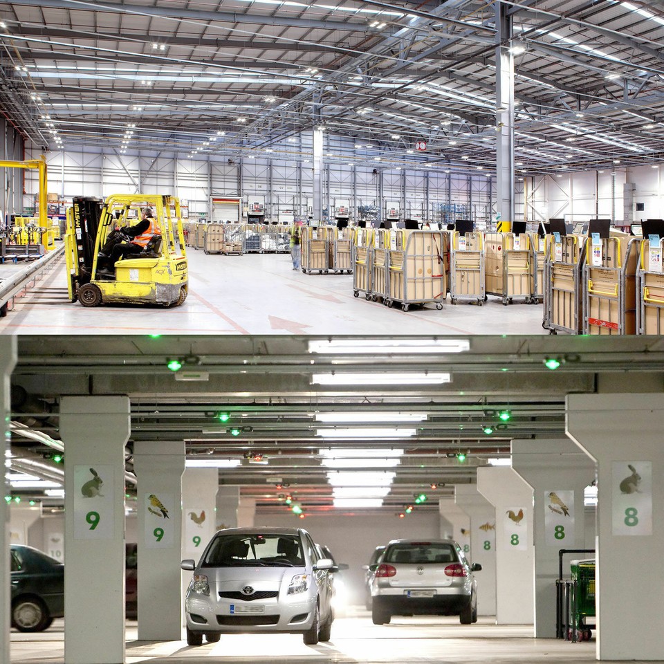 T8 T10 T12 FA8 8FT LED Shop Light Single Pin Warehouse 8' 45W 72W LED ...