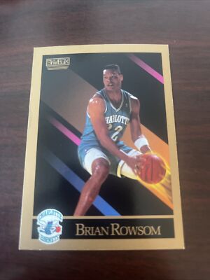 1990 Skybox Brian Rowsom #34 Charlotte Hornets UNC-Wilmington | eBay