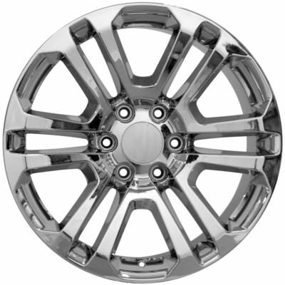 New 22x9 Chrome Finish Rim For GMC Sierra 1500 6 Split-Spoke 6-139.7mm ...