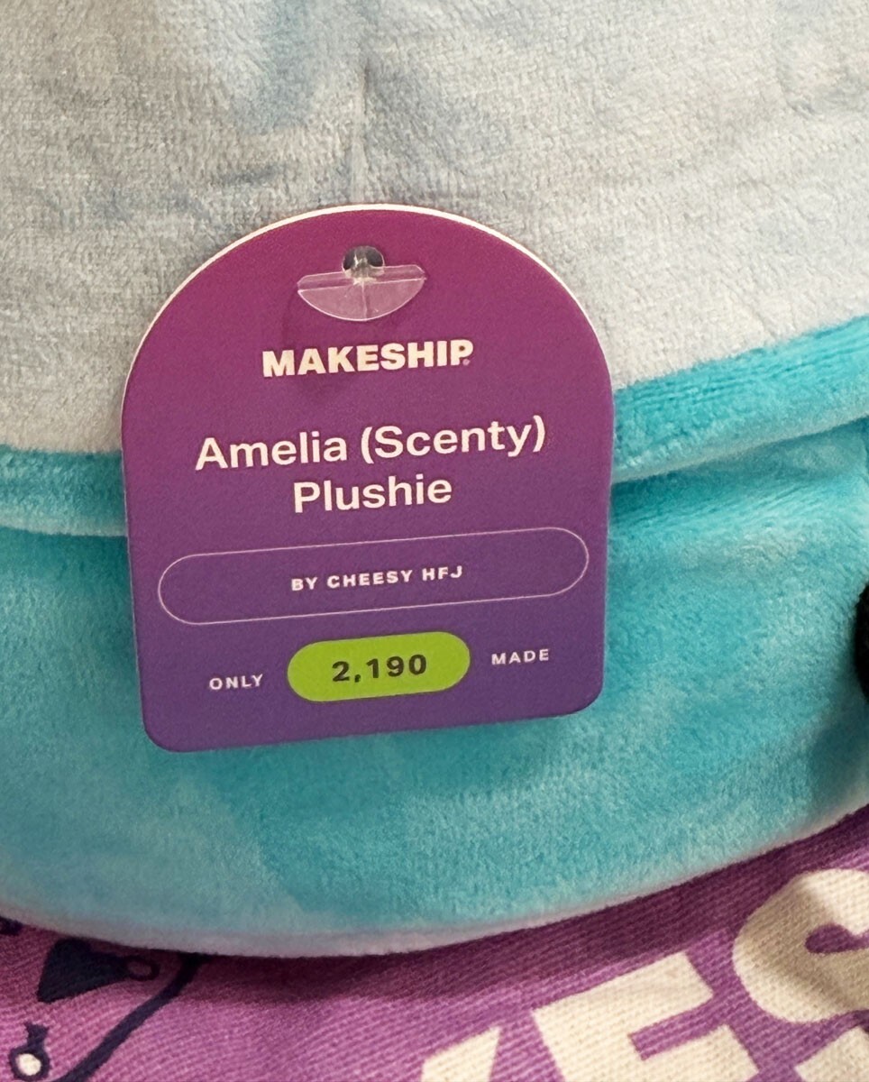 Makeship Cheesy HFJ Plush Airy Amelia Bryce ONE Plushie Toy Limited ...