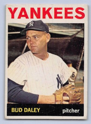 1964 BUD DALEY - Topps Baseball Card # 164 - NEW YORK YANKEES | eBay