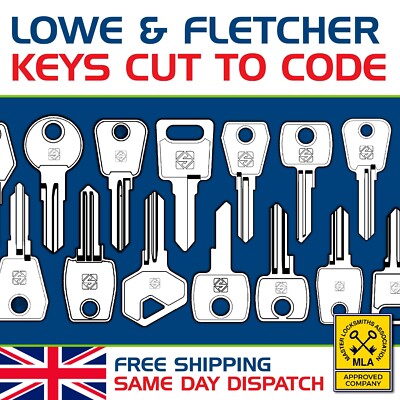 Lowe & Fletcher LF Keys Cut to Code – Filing Cabinet, Locker, Office ...