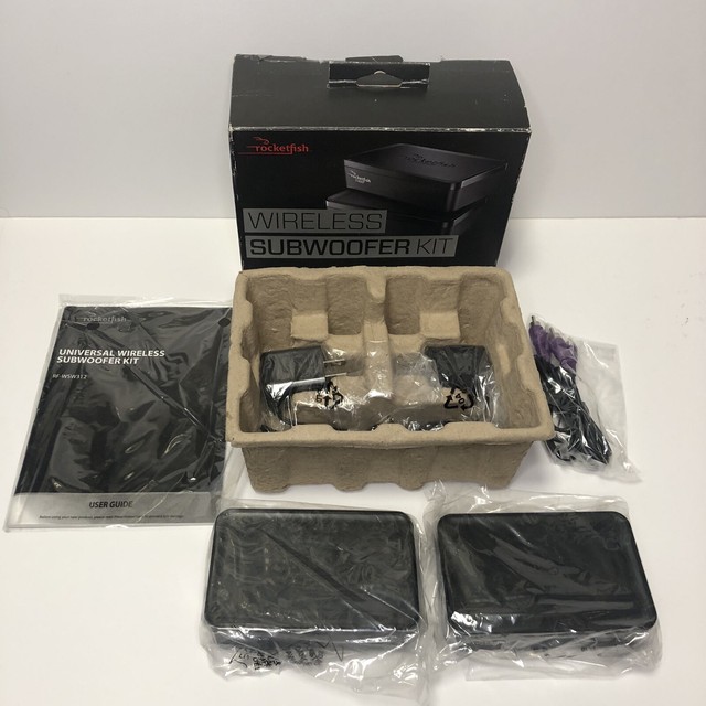 Rocketfish RF-WSW312 Wireless Subwoofer Transmitter & Receiver - Black ...
