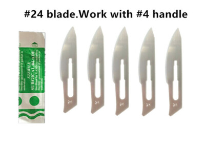 Dental Medical Instruments Surgical Scapel Blades #24 and use with ...