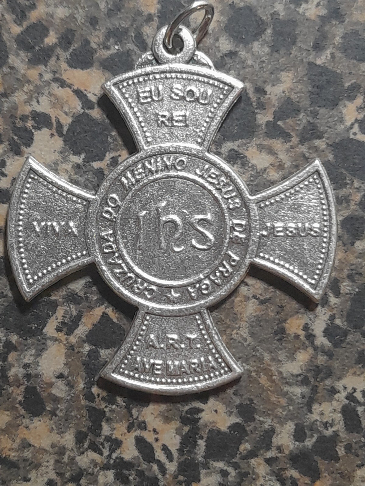 Infant Baby Jesus of Prague IHS Christ Child Cross Medal ️ | eBay