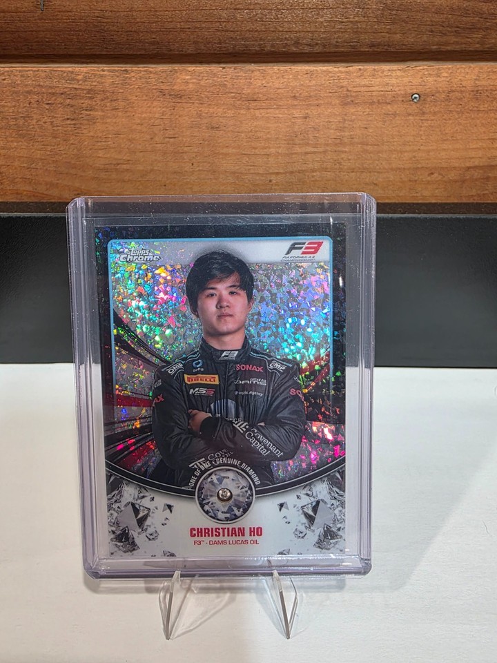 🔥 2025 Topps Chrome F3 Christian Ho 1/1 Genuine Diamond Relic DR 72 🔥 ...