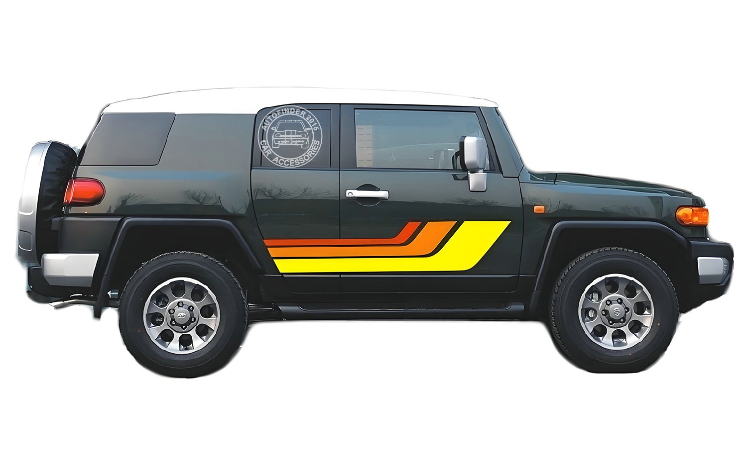 2 PCS Graphics Side Door Stripe Car Sticker For Toyota FJ Cruiser ...