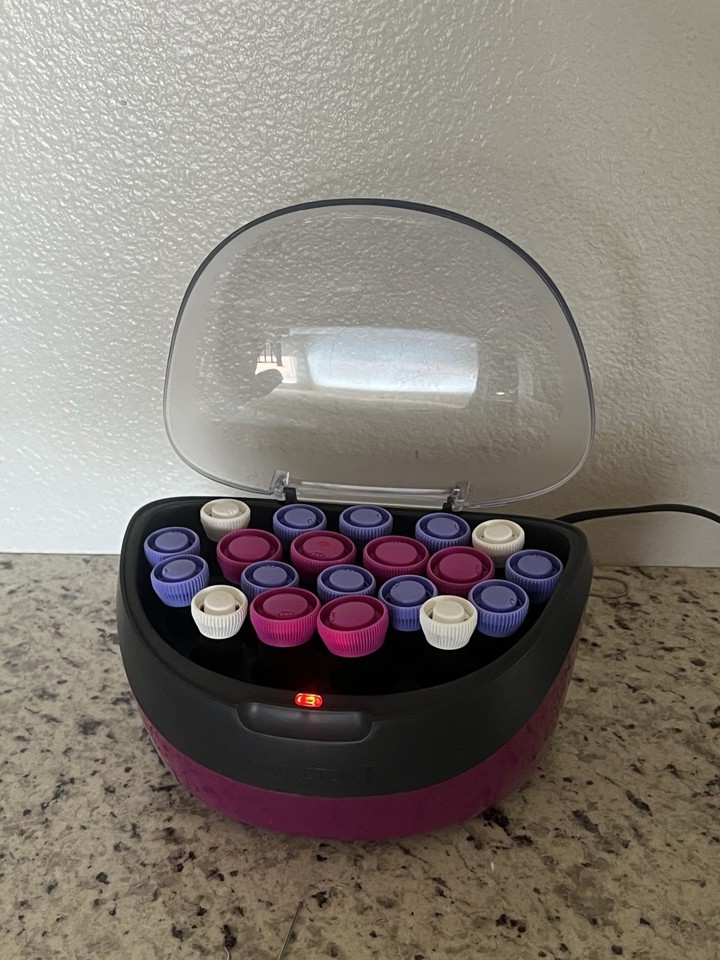 Remington Ionic Conditioning Hair Setter, 20 Velvet Hair Rollers, 6 ...