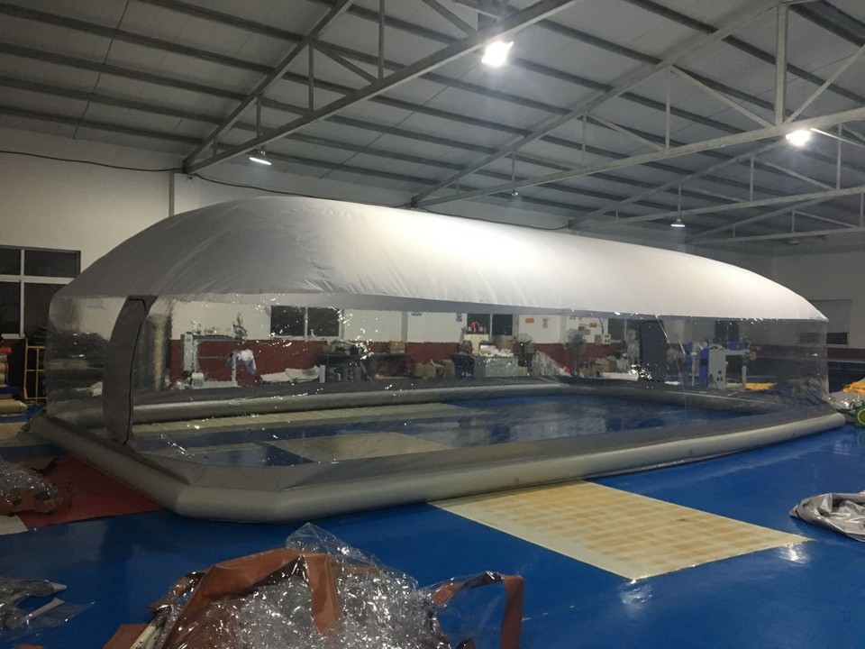 Inflatable TPU Hot Tub Swimming Pool Solar Dome Cover Tent NEW | eBay
