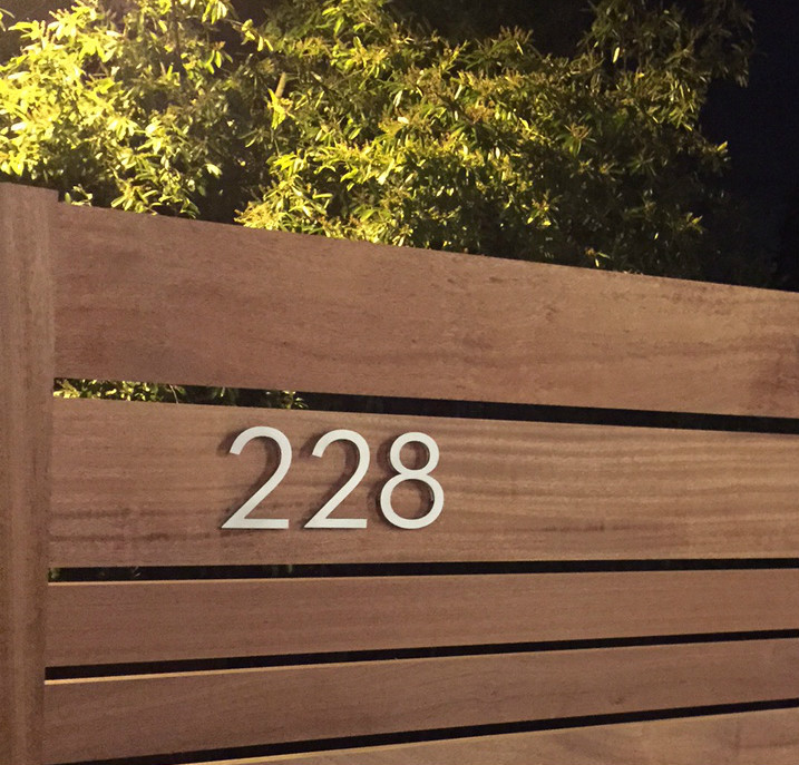 NEUTRAFACE Aluminium House Numbers - Large 15cm - FAST, FREE DELIVERY ...